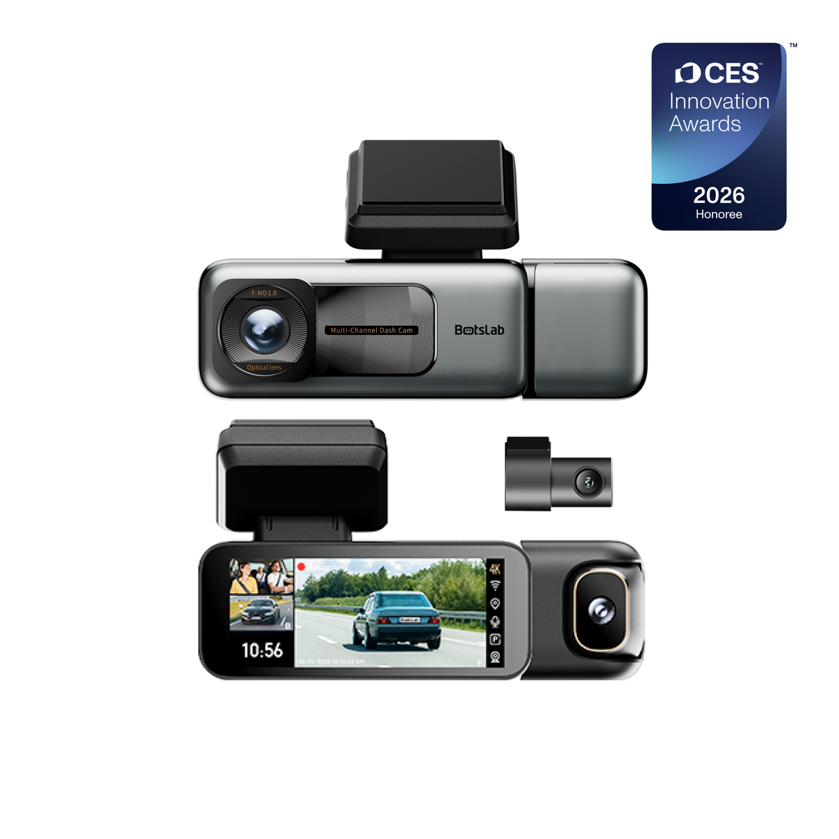 Dashboard Camera | Cam on a Car | Botslab 3 Cameras G980H